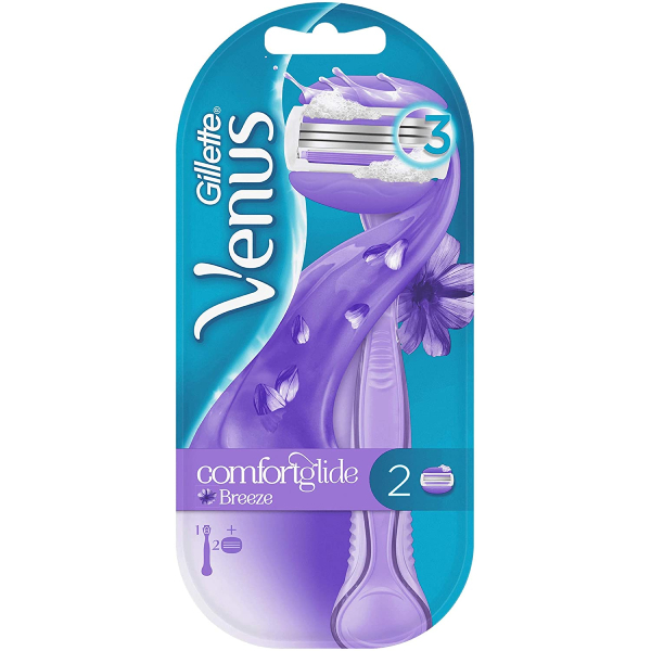 GILLETTE Venus Comfortglide Breeze 3Blade Women Razor Shaver Realkaizen GILLETTE Venus Comfortglide Breeze 3Blade Women Razor Shaver Realkaizen