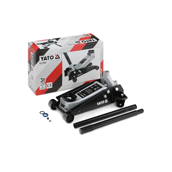 Poland YATO 3 Tonnes Hydraulic Floor Jack with Trolley – Realkaizen