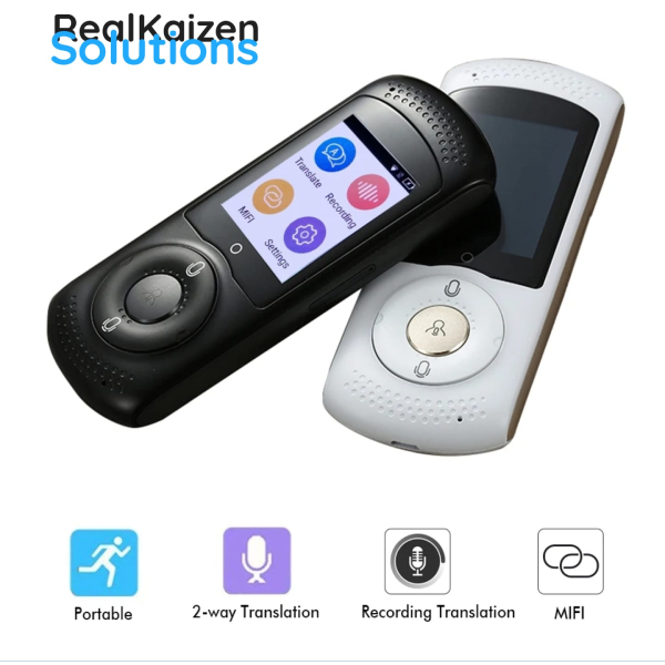 AI Smart Touch Portable Real time Language Voice Translator – Realkaizen